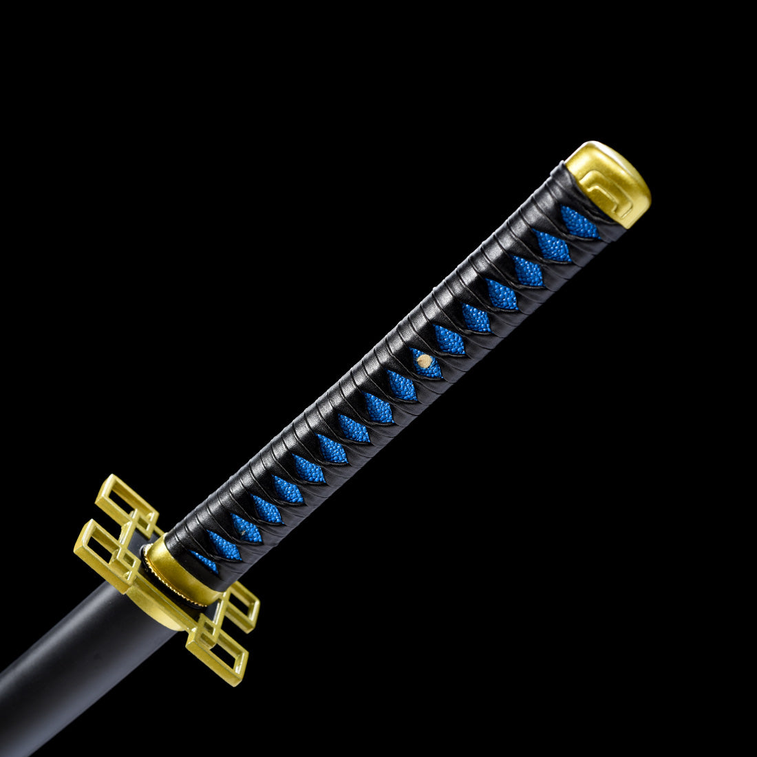 1060 High Carbon Steel Black Demon Slayer Muichiro Baby Bule Katana ...