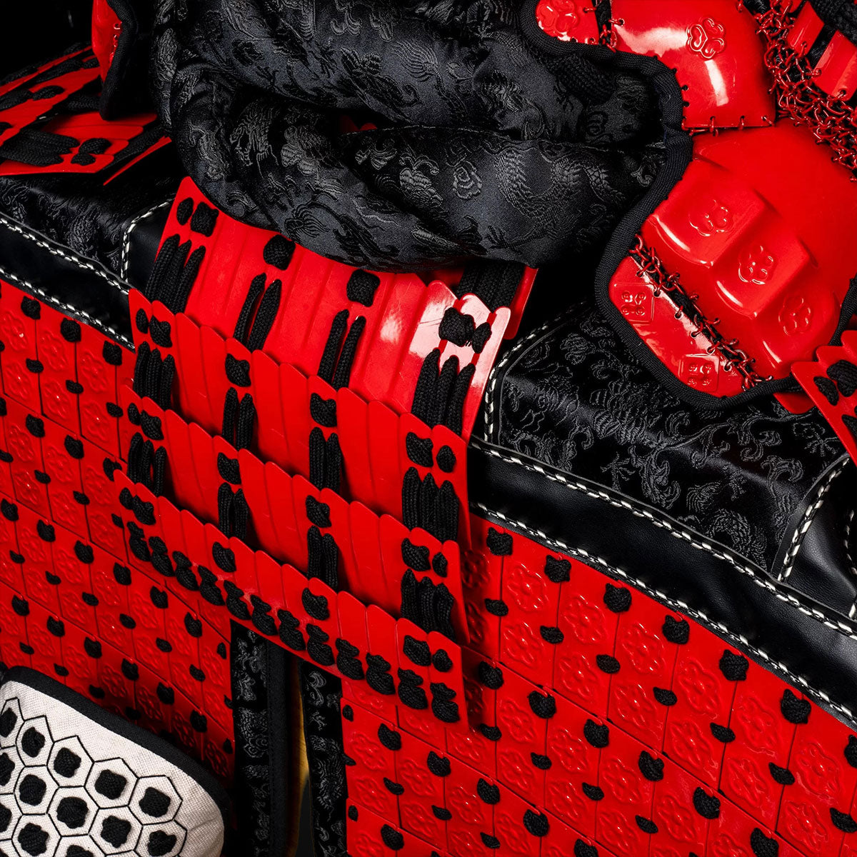 Handmade Tokugawa Clan Red Samurai Armor, Full-Size Yoroi, Japanese Wa ...