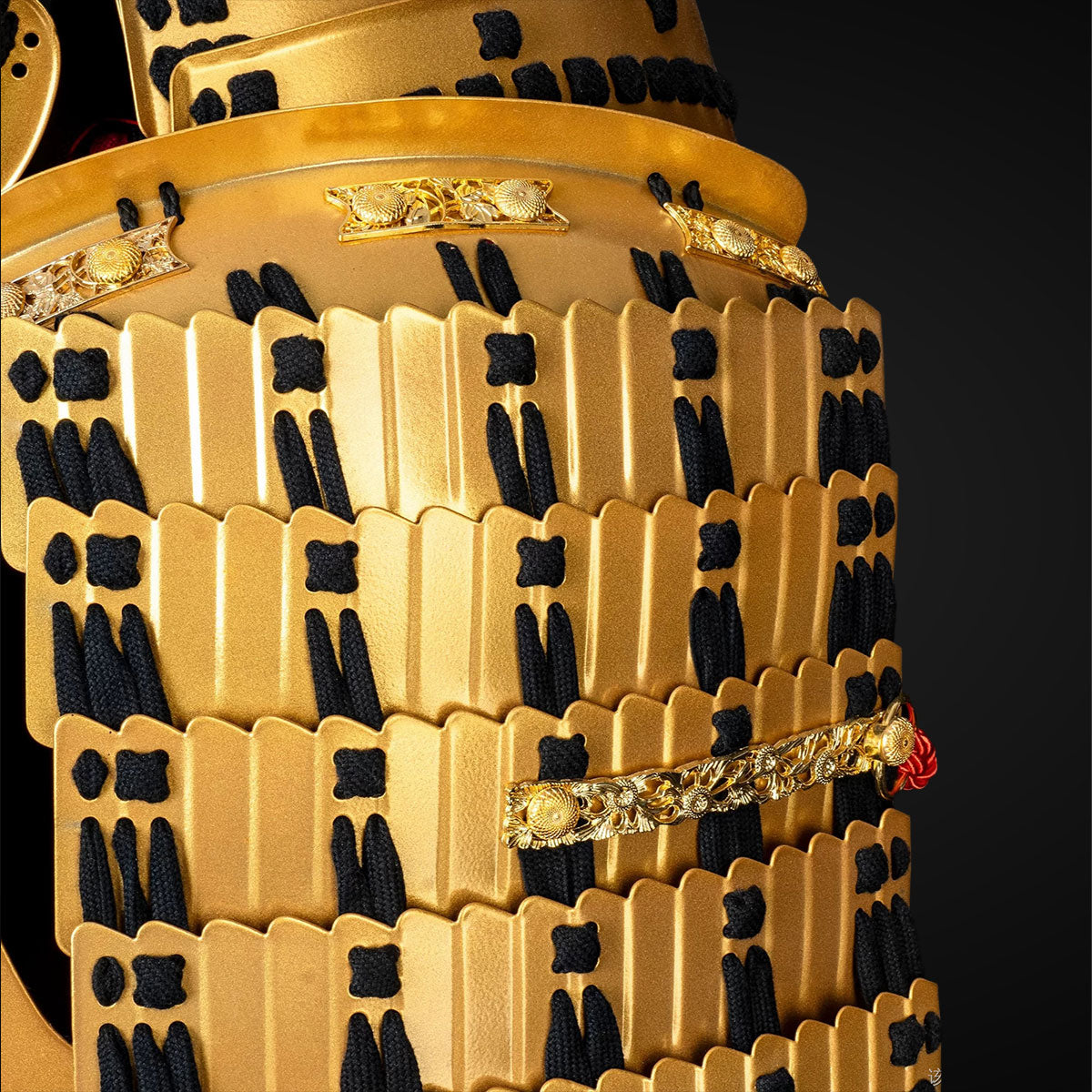 Handmade Life Sized Golden Japanese Samurai Armor Yoroi and Custom Fit ...