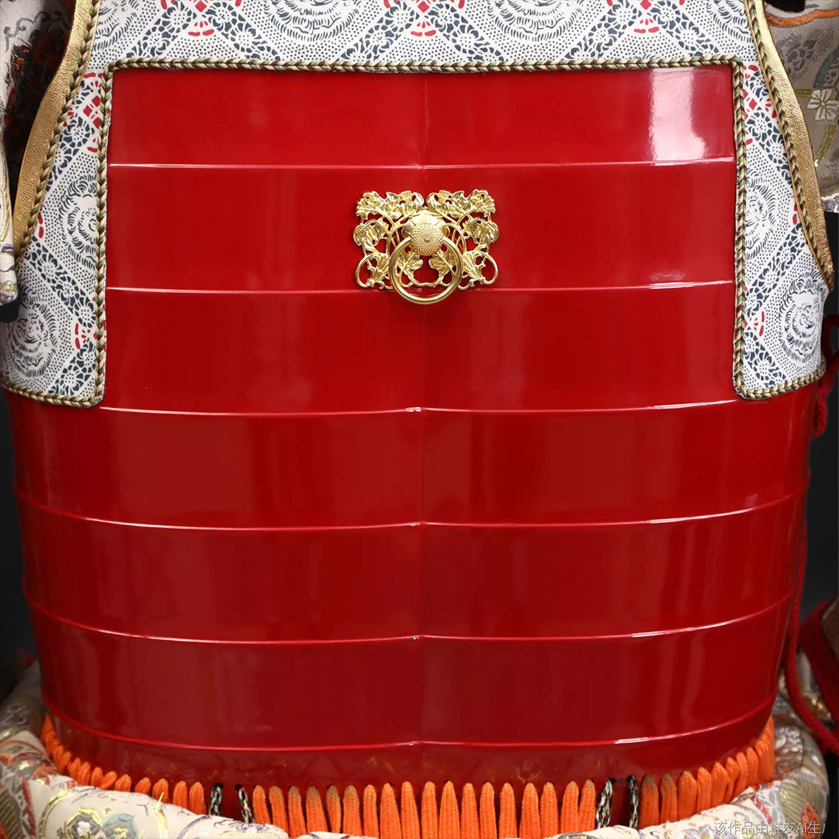 Handmade Life-Size Red Samurai Armor for Yukimura Sanada with Kuro Kuw ...