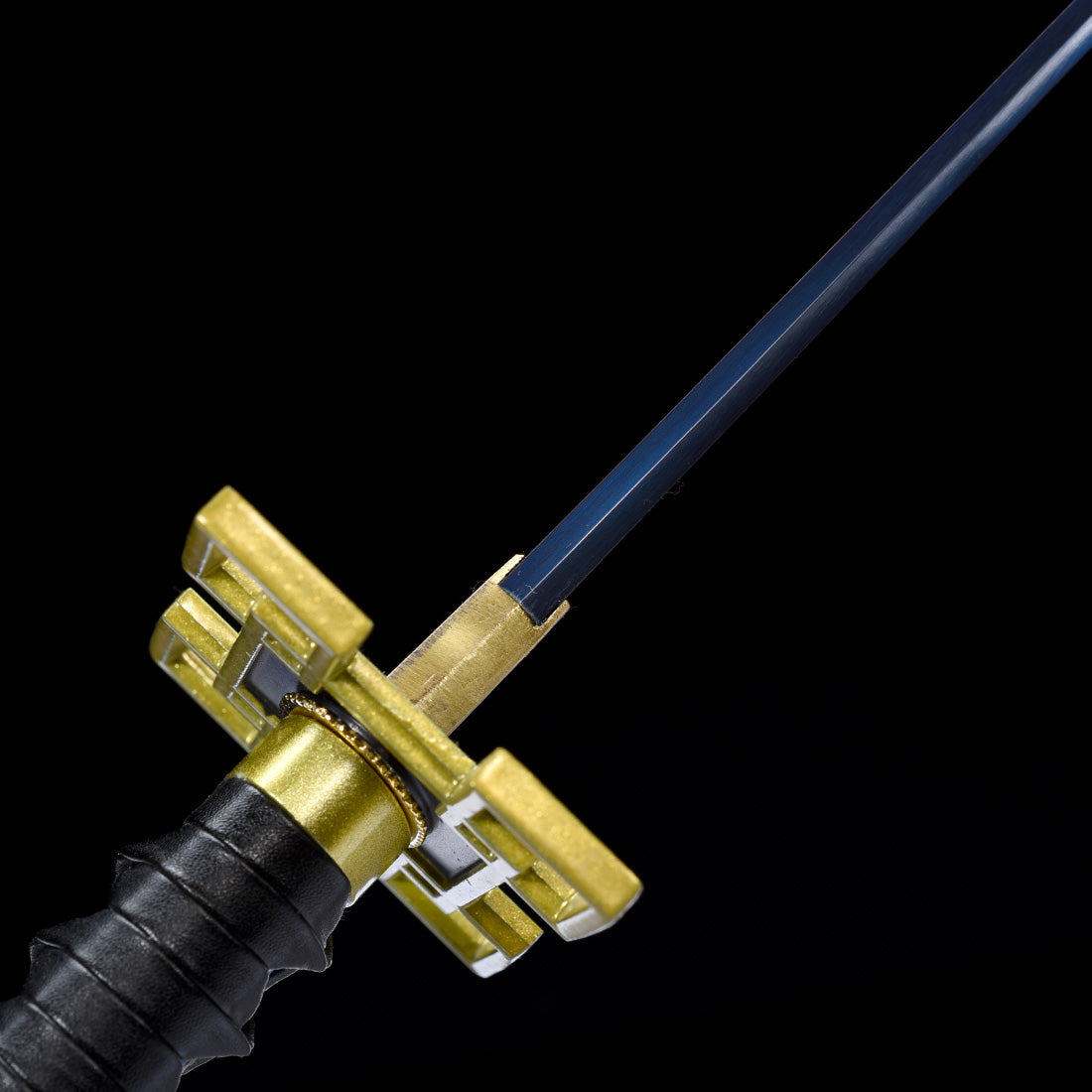 1060 High Carbon Steel Black Demon Slayer Muichiro Baby Bule Katana ...