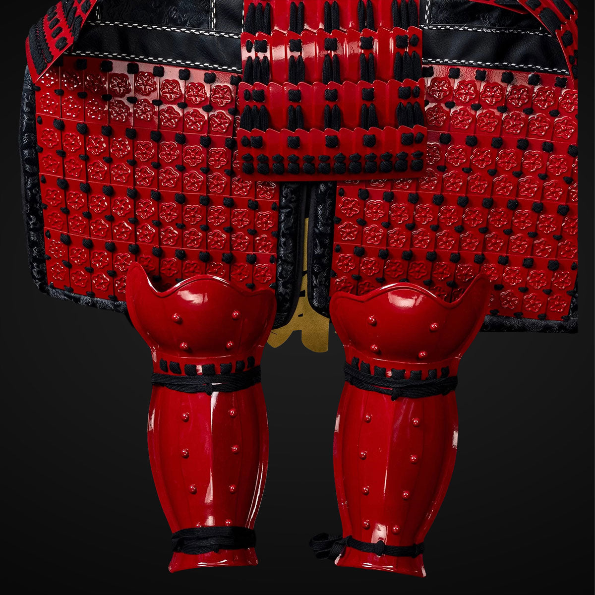 Handmade Life-Size Sanada Nobuyuki Clan Samurai Armor – Red Yoroi ...