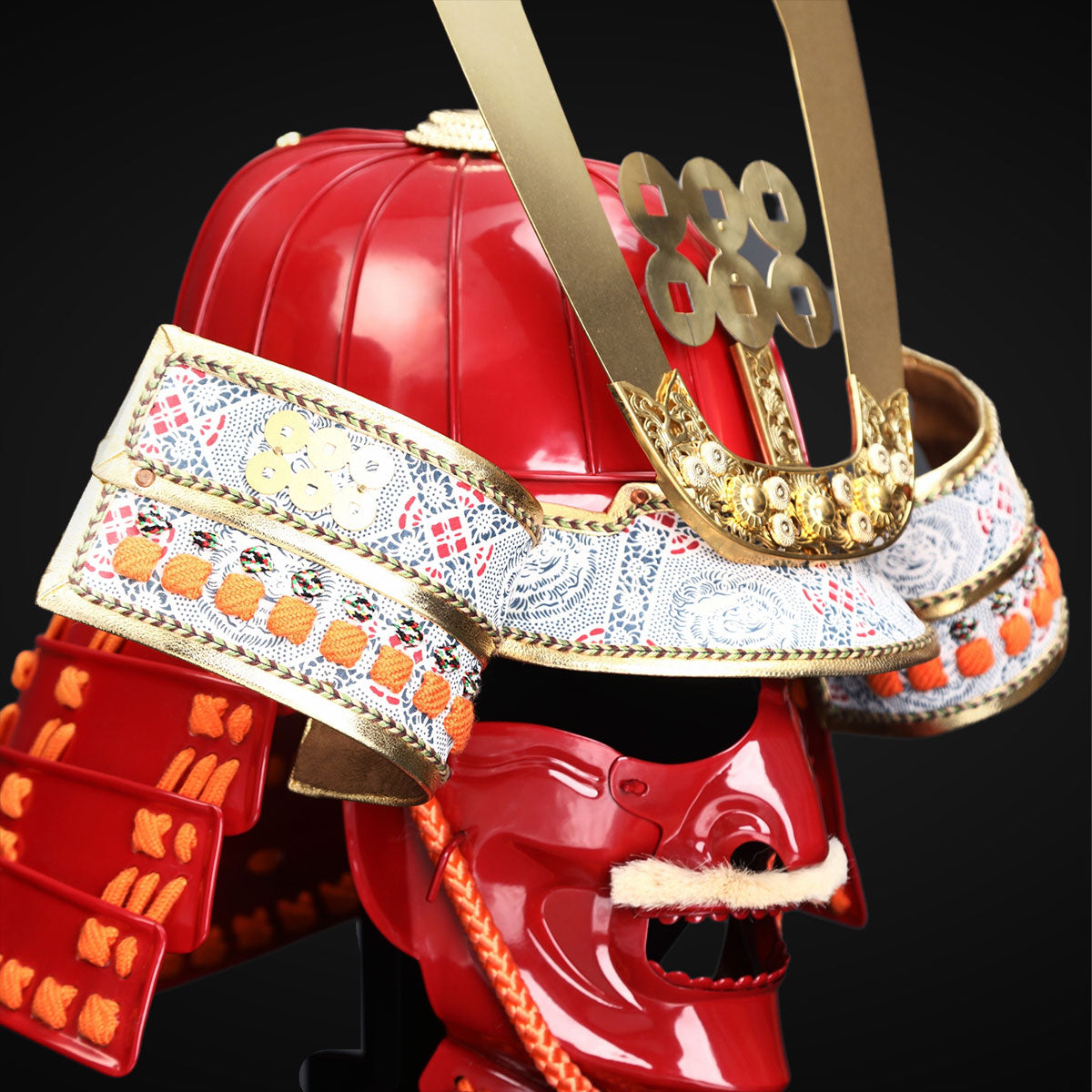 Handmade Life-Size Red Samurai Armor for Yukimura Sanada with Kuro Kuw ...