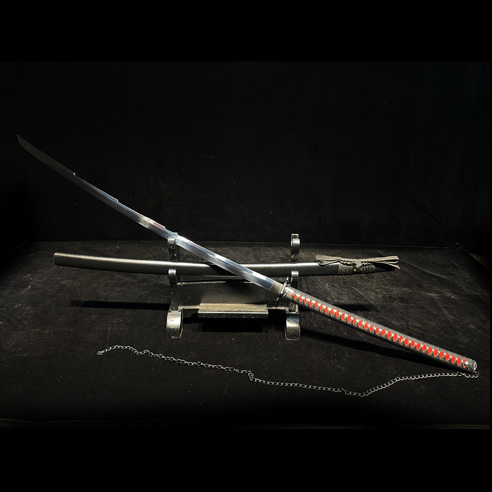 Bleach Ichigo Bankai Sword Tensa Zangetsu Odachi 140cm 1060 Steel ...