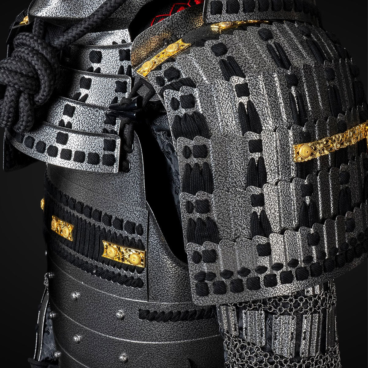 Handmade Life Size Sanada Nobuyuki Clan Japanese Samurai Armor, Black ...