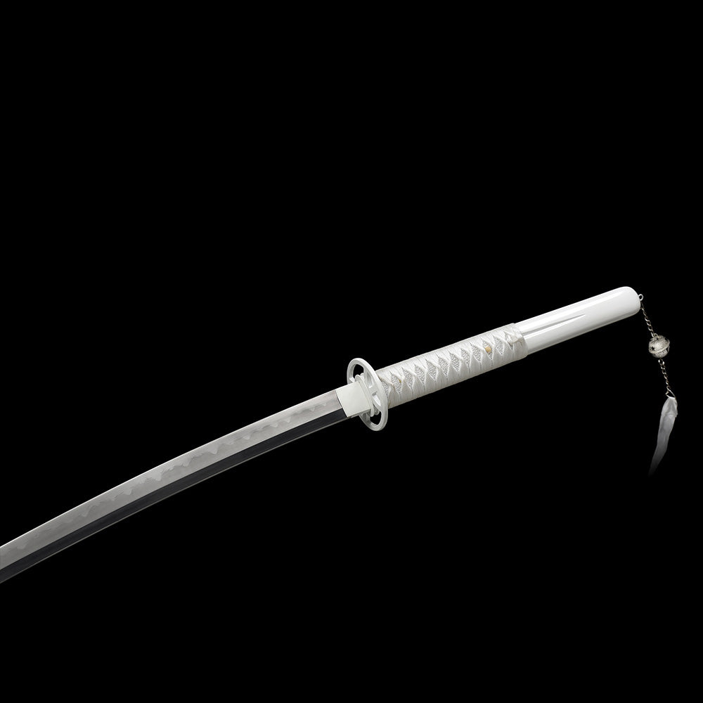 Hand Forged Anime Bleach Rukia's Katana Sword Sode No Shirayuki ...