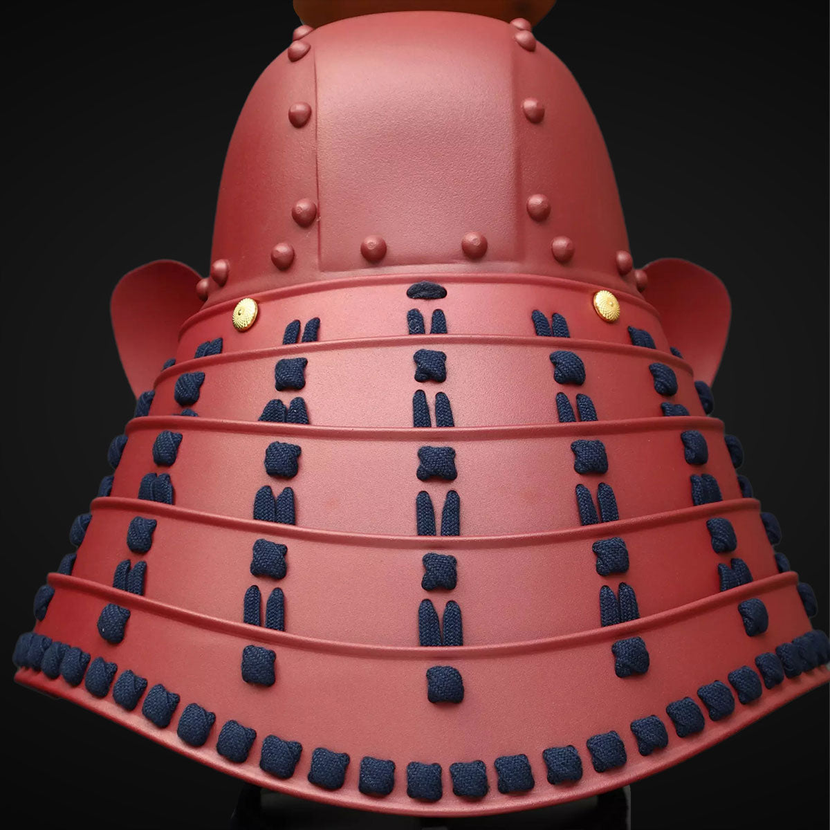 Handmade Tokugawa Clan Black & Blue Samurai Armor with Kuro Kuwagata H ...