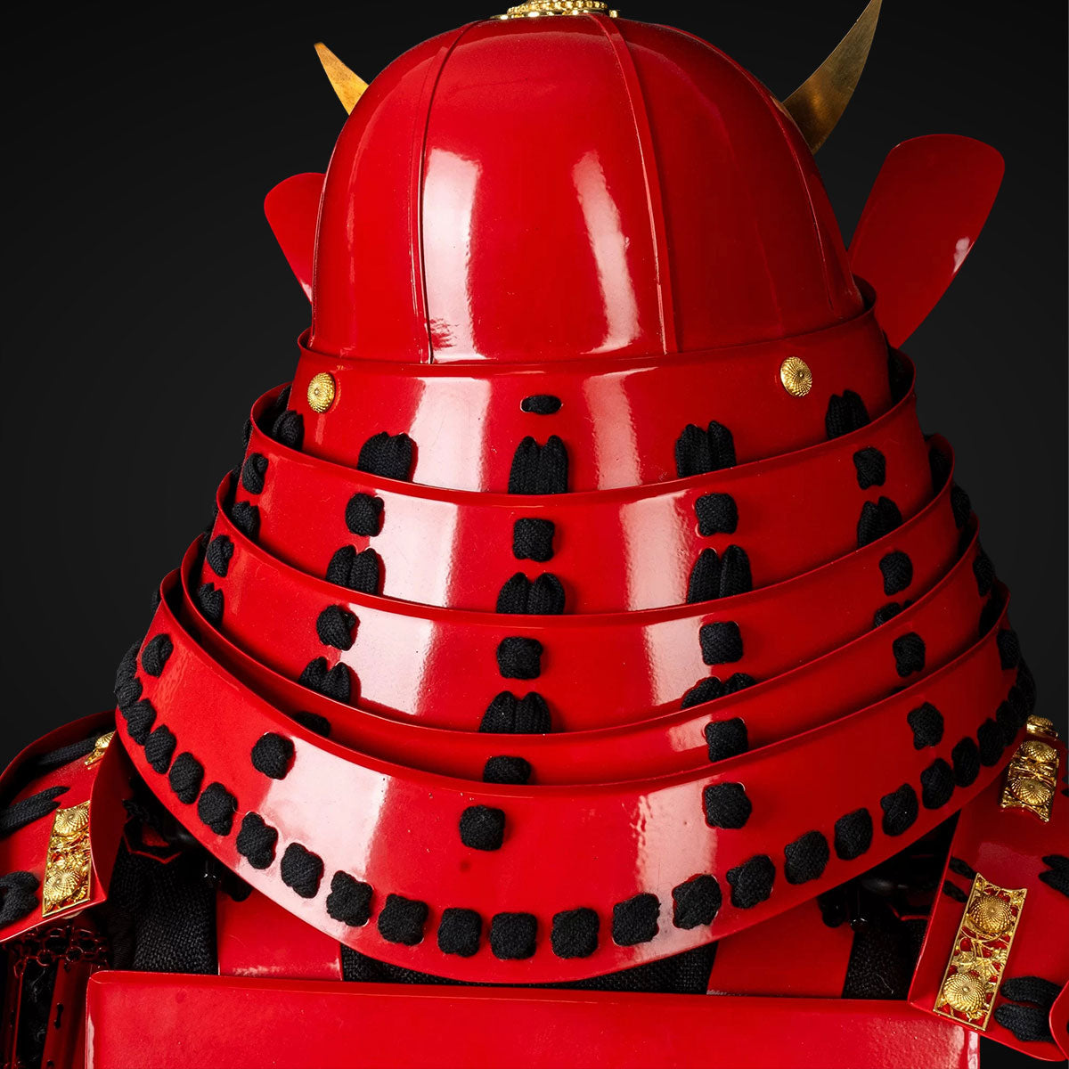 Handmade Red Masamune Date Japanese Samurai Armor,Life-Size Yoroi with ...