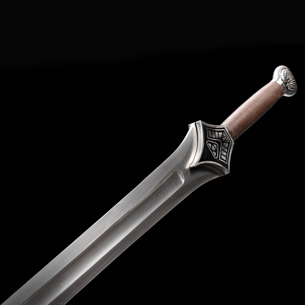 Hand-Forged Conan Mother’s Sword Replica – Damascus Steel Movie Sword ...