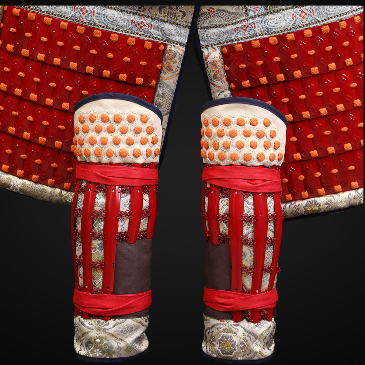 Handmade Life-Size Red Samurai Armor for Yukimura Sanada with Kuro Kuw ...