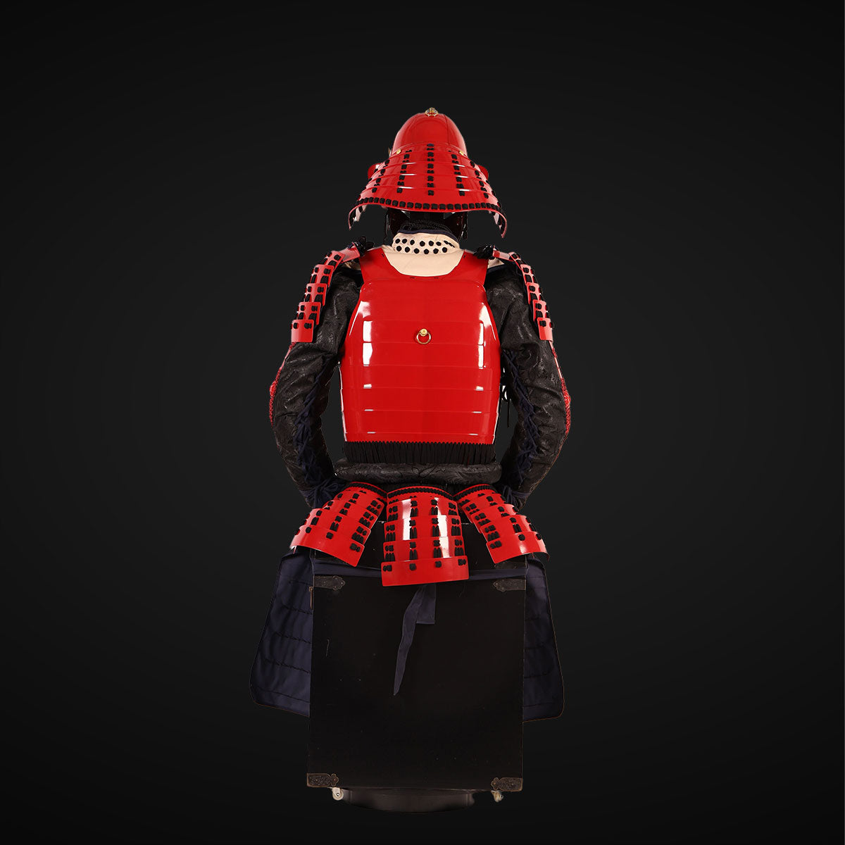 Handmade Takeda Clan Life-Size Yoroi,Japanese Samurai Armor with Red S ...