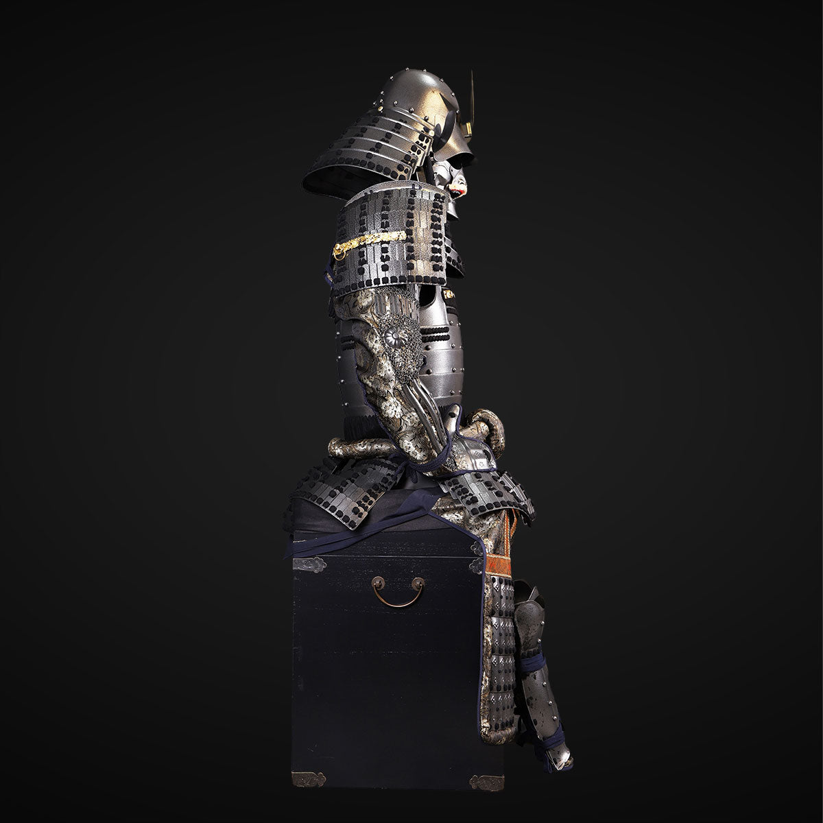 Handmade Life-Size Yoroi Masamune Date Samurai Armor with Crescent Hel ...