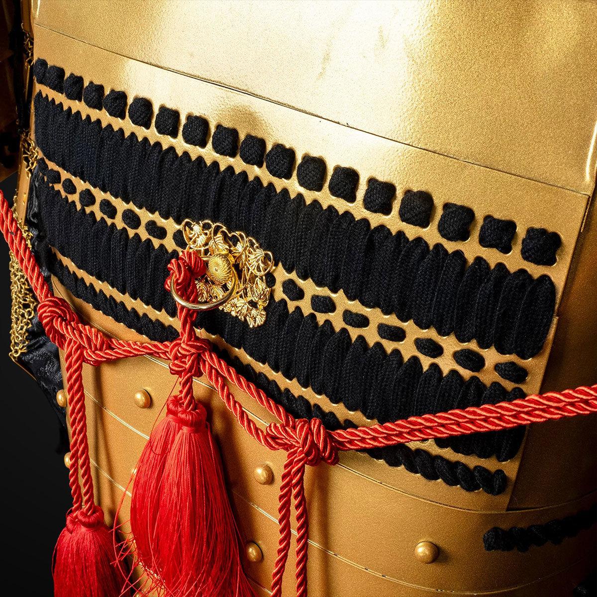 Handmade Life Sized Golden Japanese Samurai Armor Yoroi and Custom Fit ...