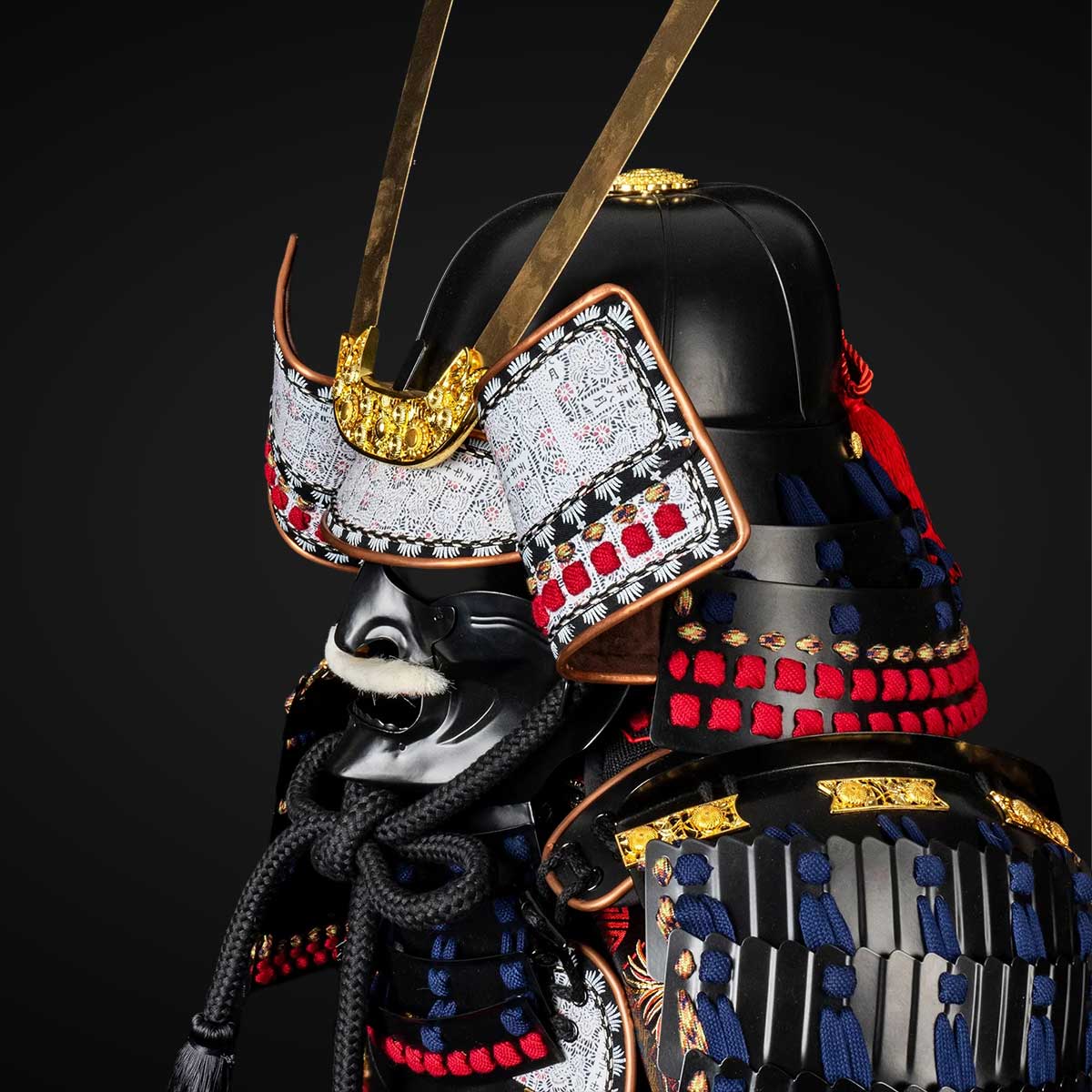 Handmade Life-Size Oda Clan Kachi Samurai Armor – Authentic Japanese Y ...