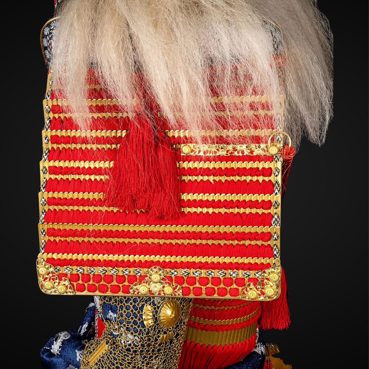 Handmade Life Size Yoroi,Takeda Clan Red Japanese Samurai Armor ...