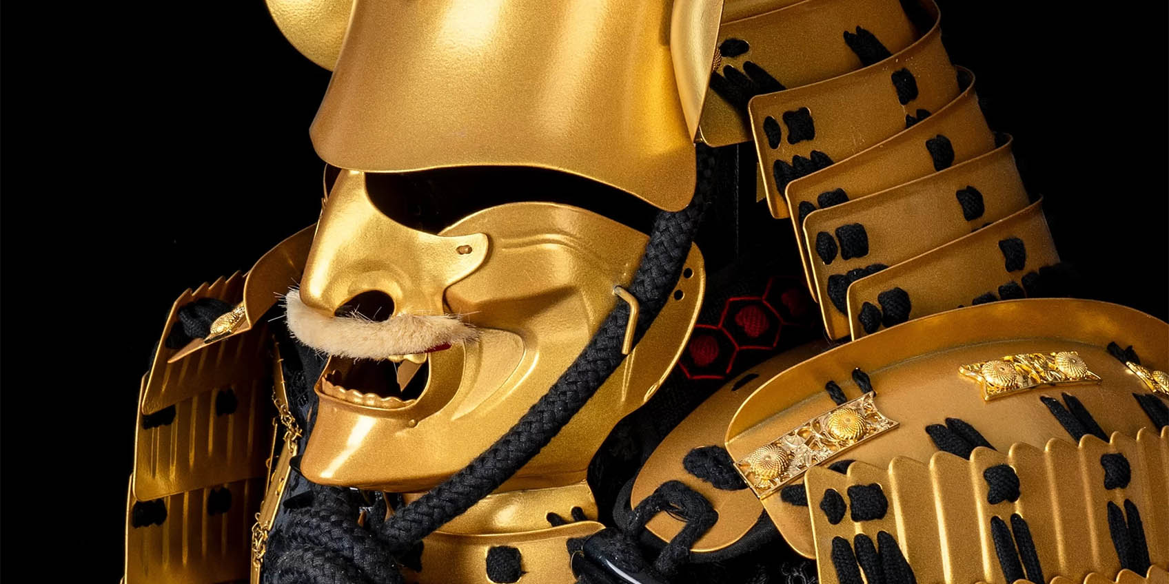 Handmade Life Sized Golden Japanese Samurai Armor Yoroi and Custom Fit ...