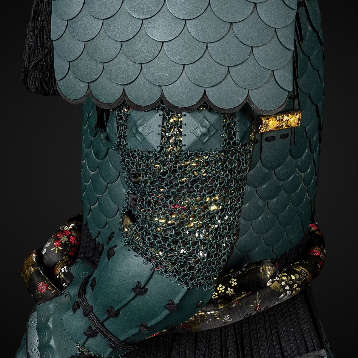 Handmade Green Yoroi - Sanada Nobuyuki Clan Life-Sized Samurai Armor ...