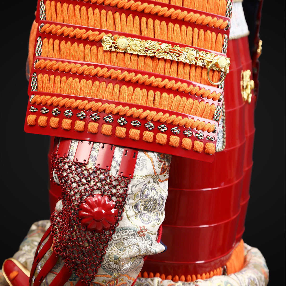 Handmade Life-Size Red Samurai Armor for Yukimura Sanada with Kuro Kuw ...