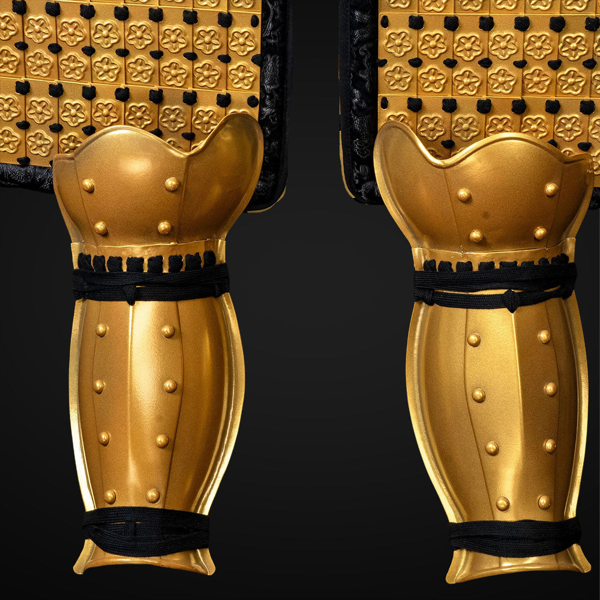 Handmade Life Sized Golden Japanese Samurai Armor Yoroi and Custom Fit ...