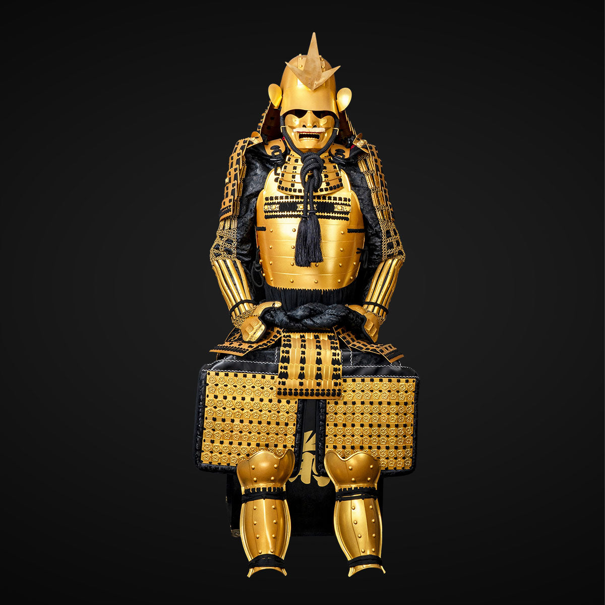 Handmade Life Sized Golden Japanese Samurai Armor Yoroi and Custom Fit ...