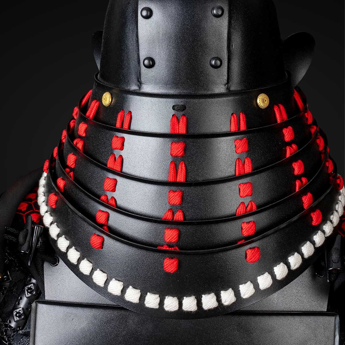 Handmade Black and Red Japanese Samurai Armor Set - Life-Size Yoroi ...