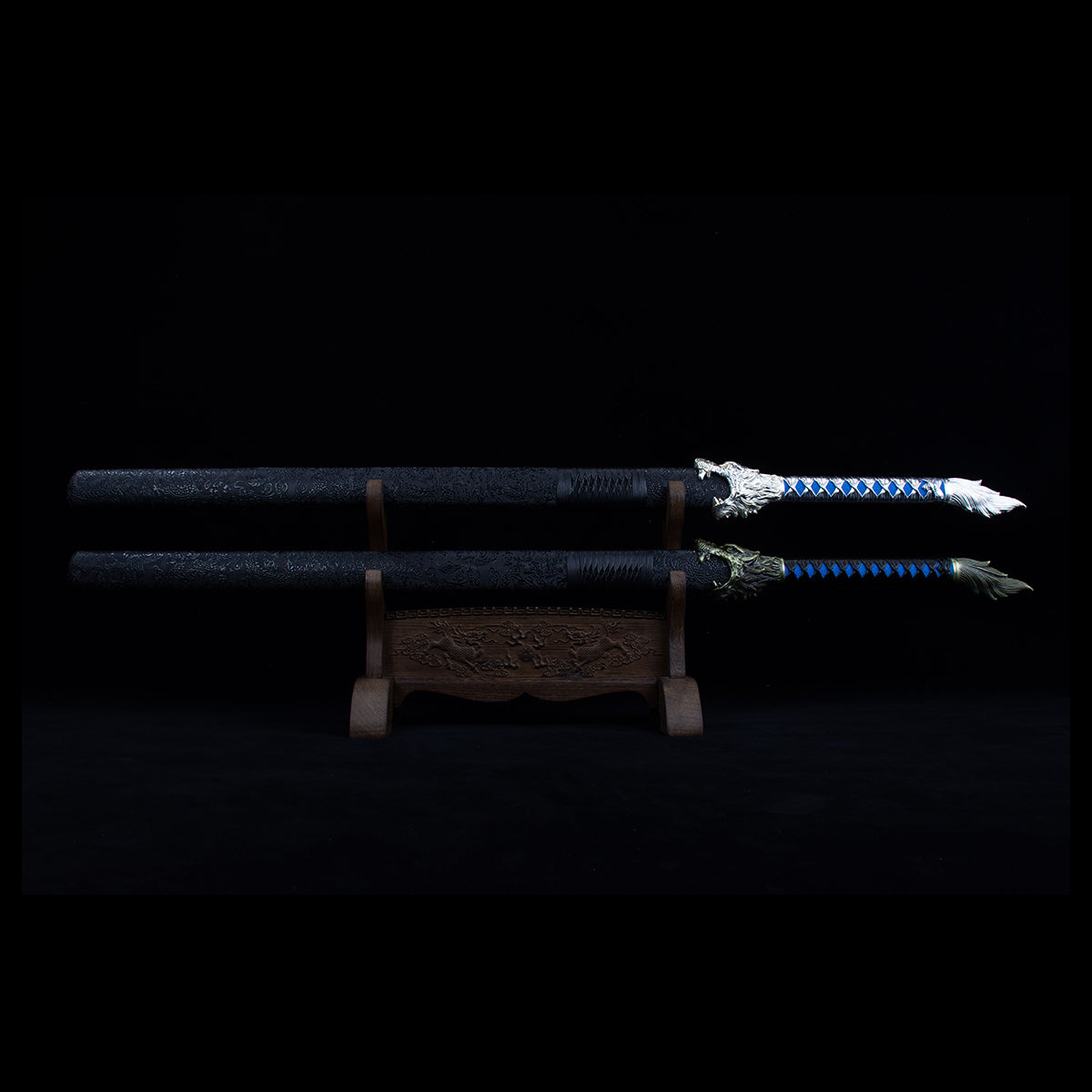 Chinese Tang Dao Sword - High Manganese Steel, Wolf Head Handle ...