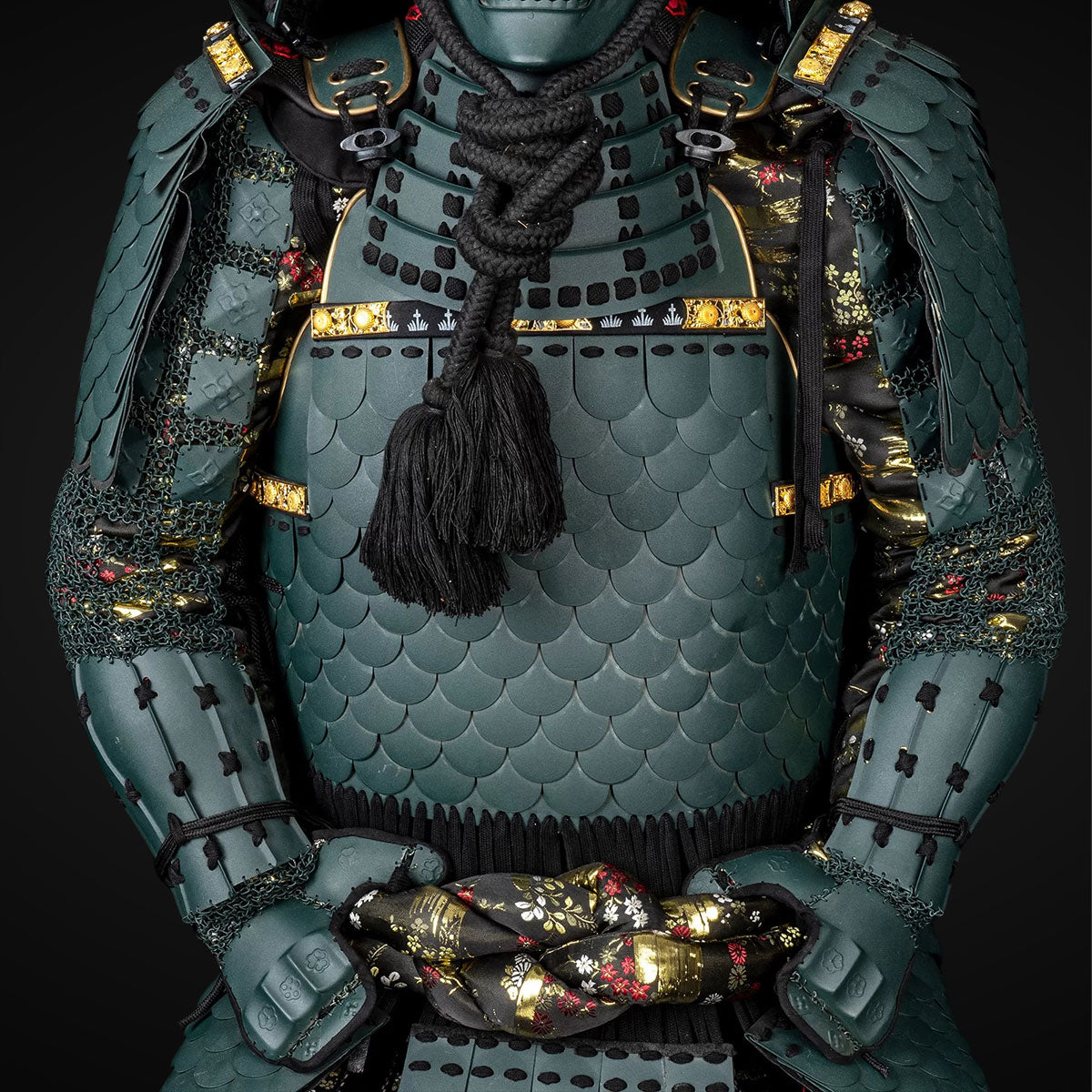 Handmade Green Yoroi - Sanada Nobuyuki Clan Life-Sized Samurai Armor ...