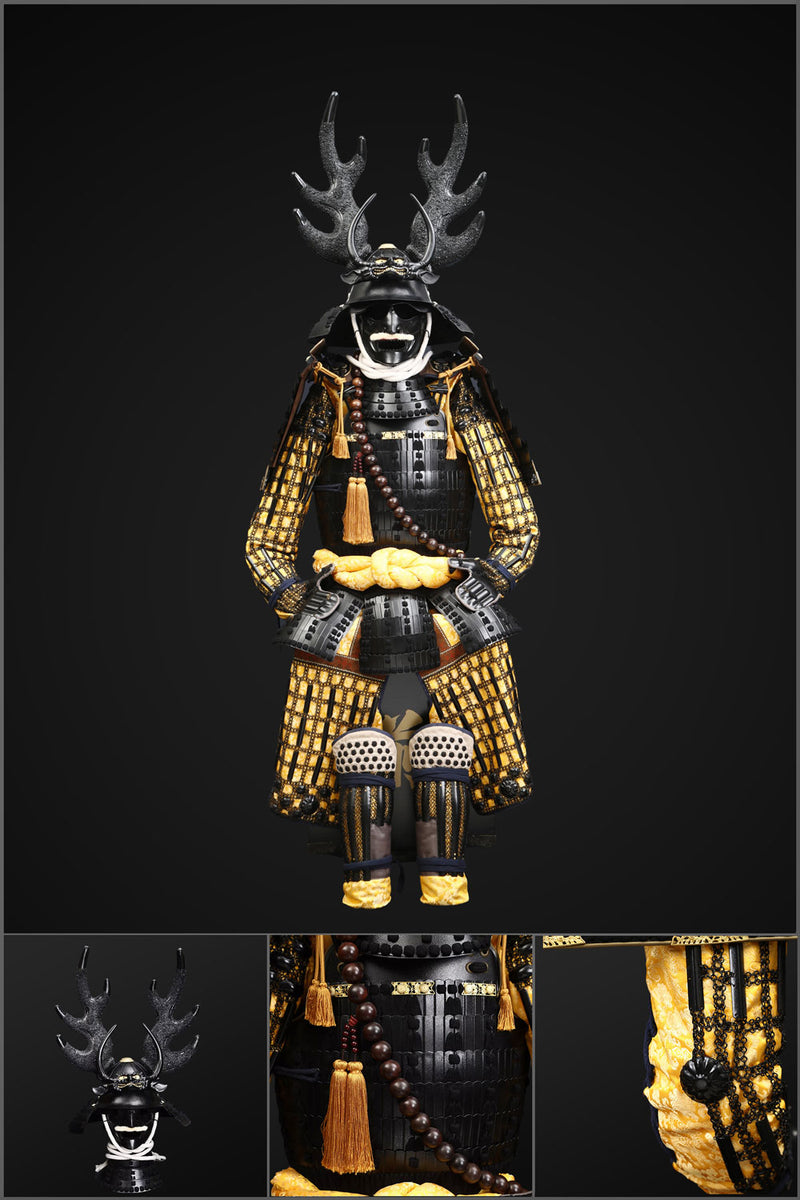 Handmade Honda Tadakatsu Samurai Armor Life-Size, Yoroi with Helmet ...