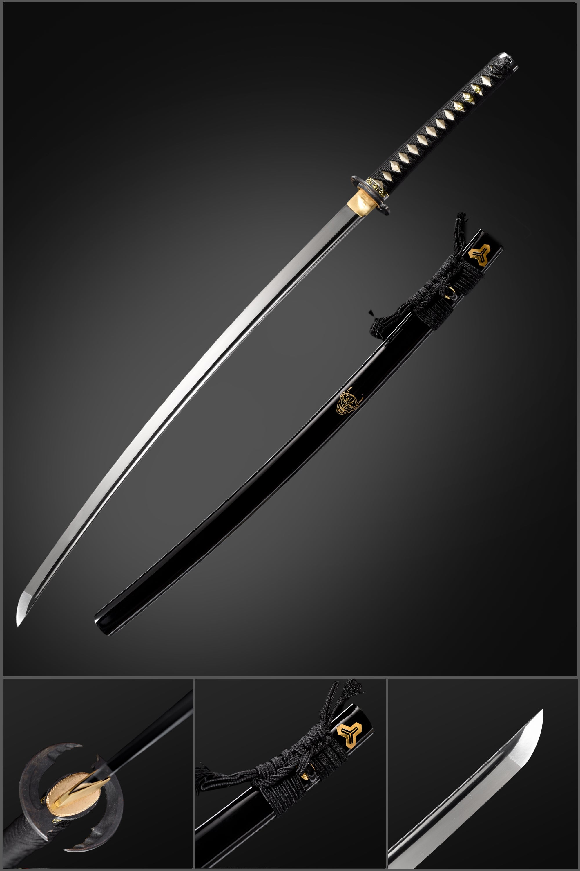 Handmade Oni Slayer Combat Katana 9260 Spring Steel Sword | COOLKATANA