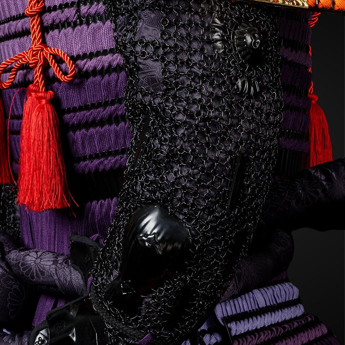 Handmade Oda Clan Kachi Black & Purple Life-Size Yoroi Samurai Armor ...