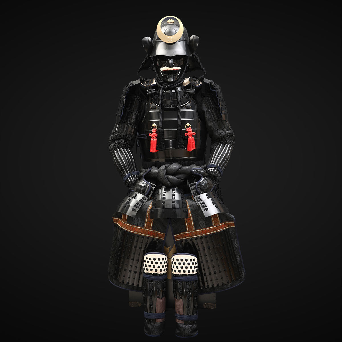 Handmade Life-Size Yoroi Oda Clan Samurai Armor with Black Kachi Helme ...