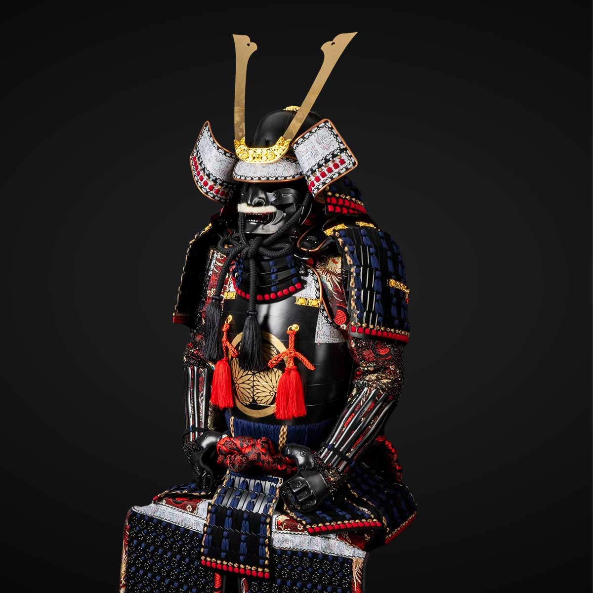 Handmade Life-Size Oda Clan Kachi Samurai Armor – Authentic Japanese Y ...
