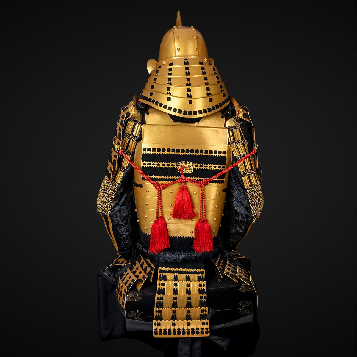 Handmade Life Sized Golden Japanese Samurai Armor Yoroi and Custom Fit ...