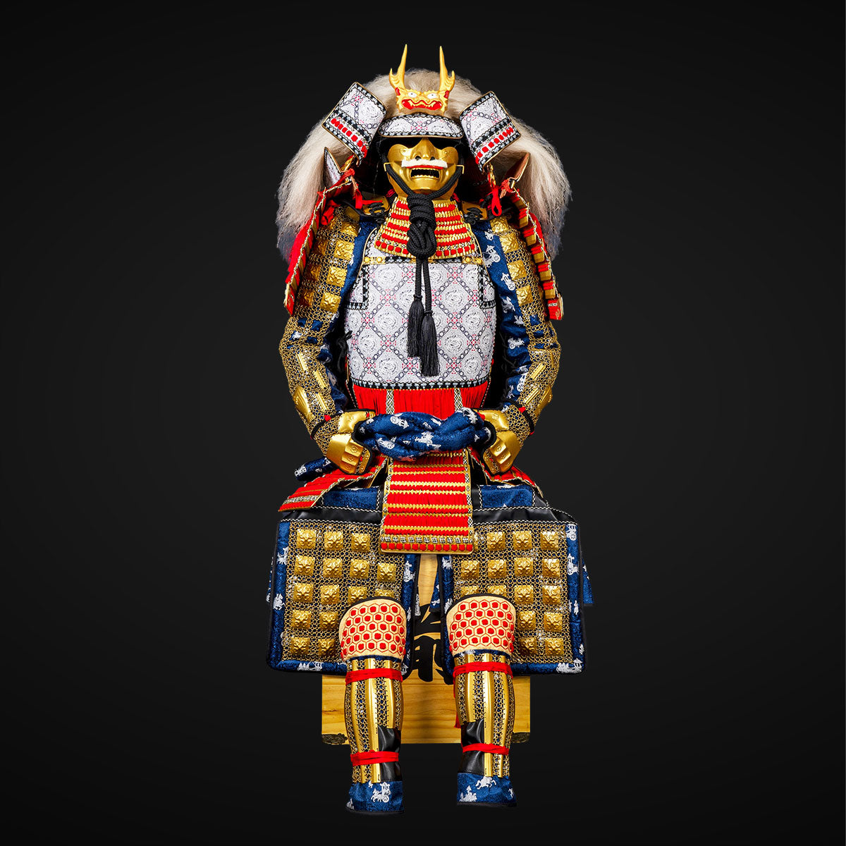 Handmade Life Size Yoroi,Takeda Clan Red Japanese Samurai Armor ...
