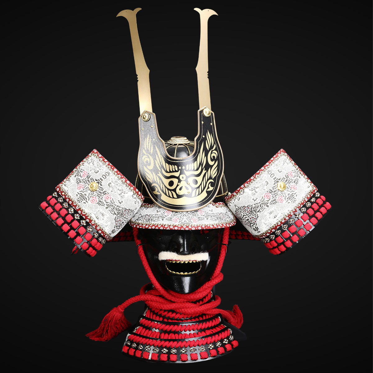 Handmade Life-Size Minamoto no Yoshitsune Samurai Armor, Yoroi with He ...