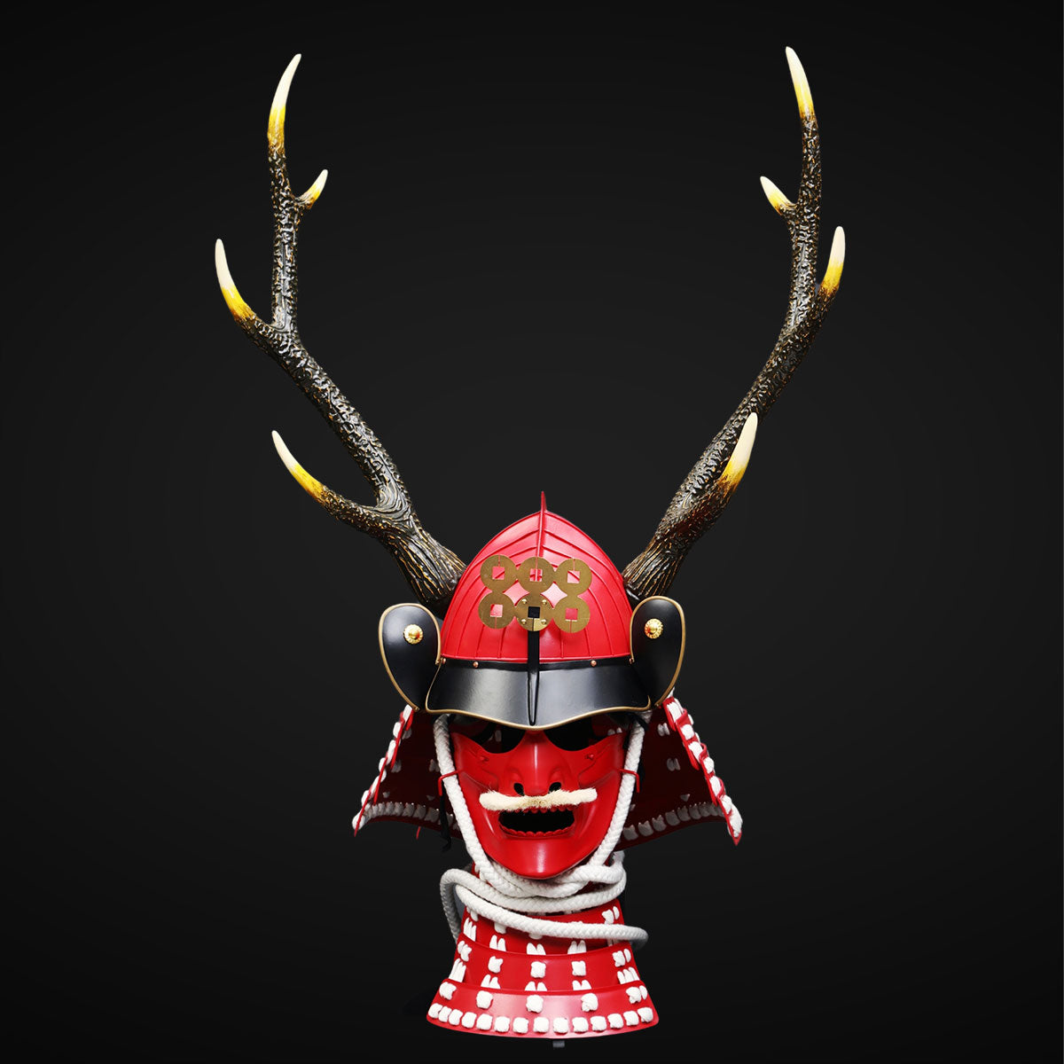 Handmade Life Size Japanese Yoroi,Red Samurai Armor for Sanada Yukimur ...