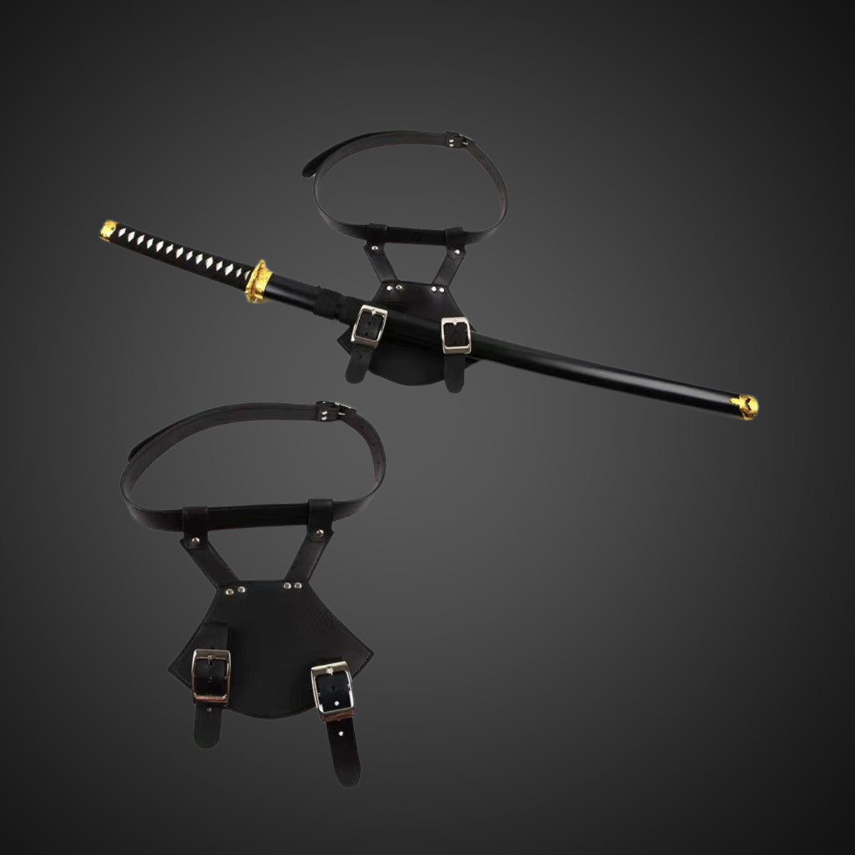 Katana Sword Holder | Belt & Shoulder Strap | Single, Double, Triple ...