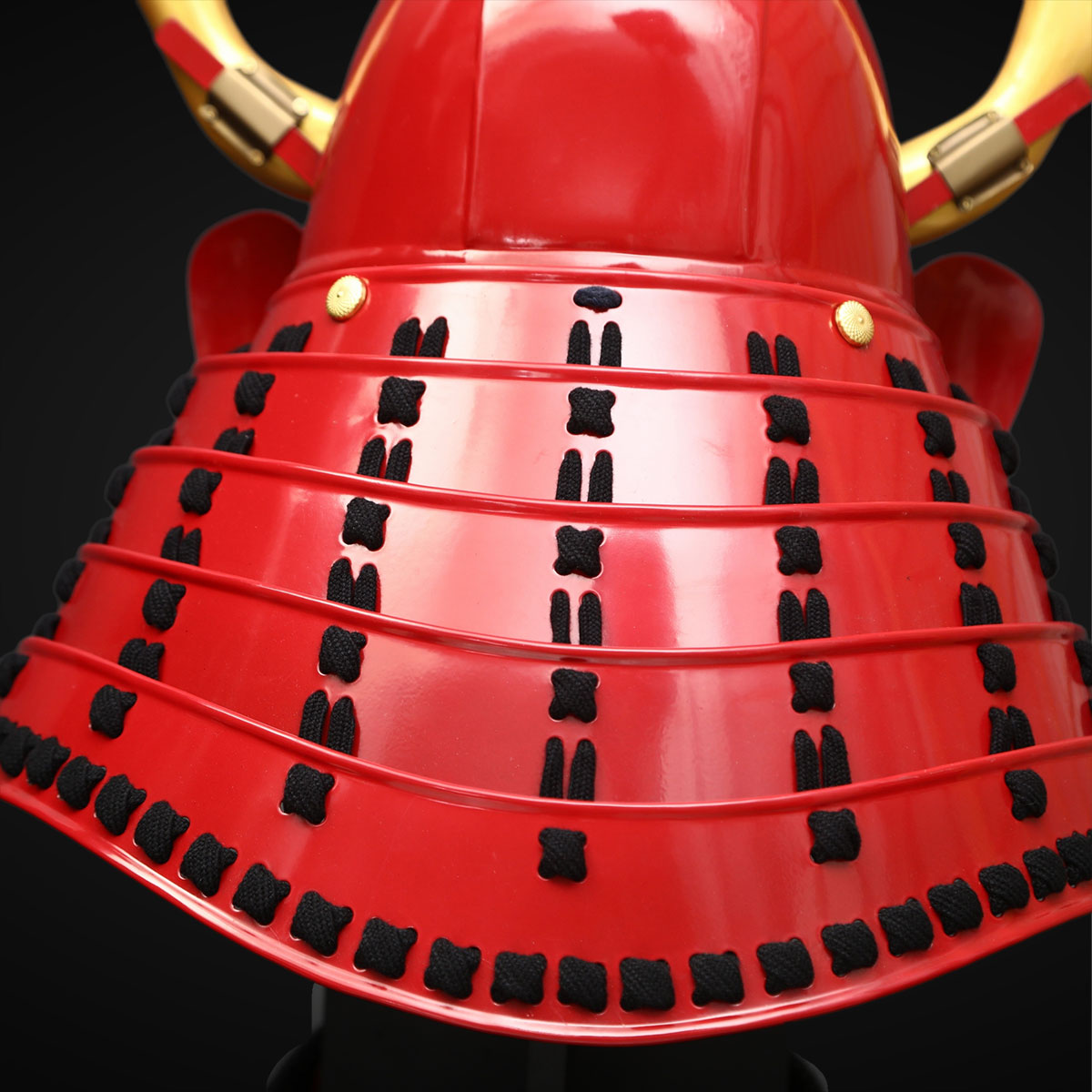 Handmade Life-Size Yoroi,Red Yukimura Sanada Samurai Armor with Deer A ...