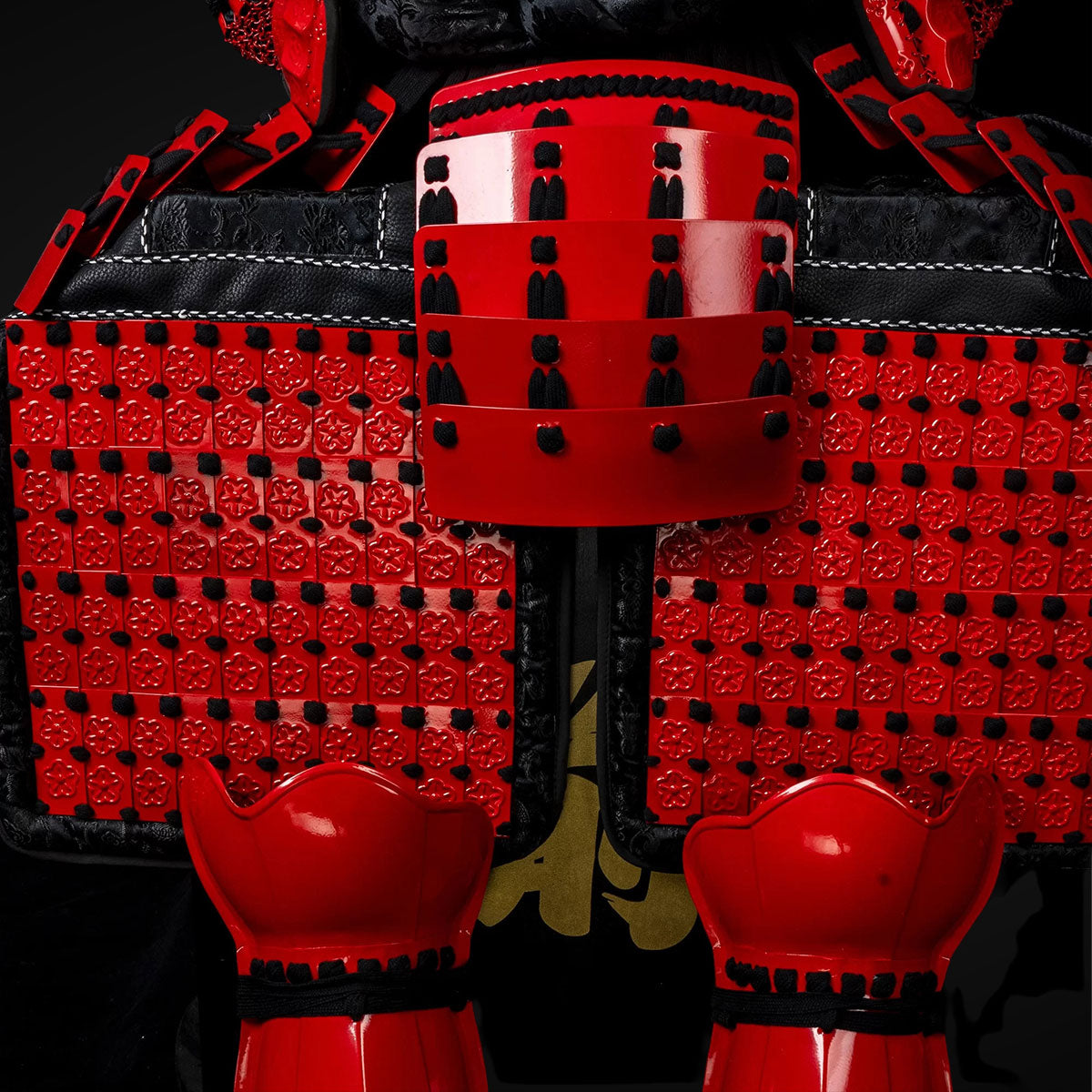 Handmade Red Masamune Date Japanese Samurai Armor,Life-Size Yoroi with ...