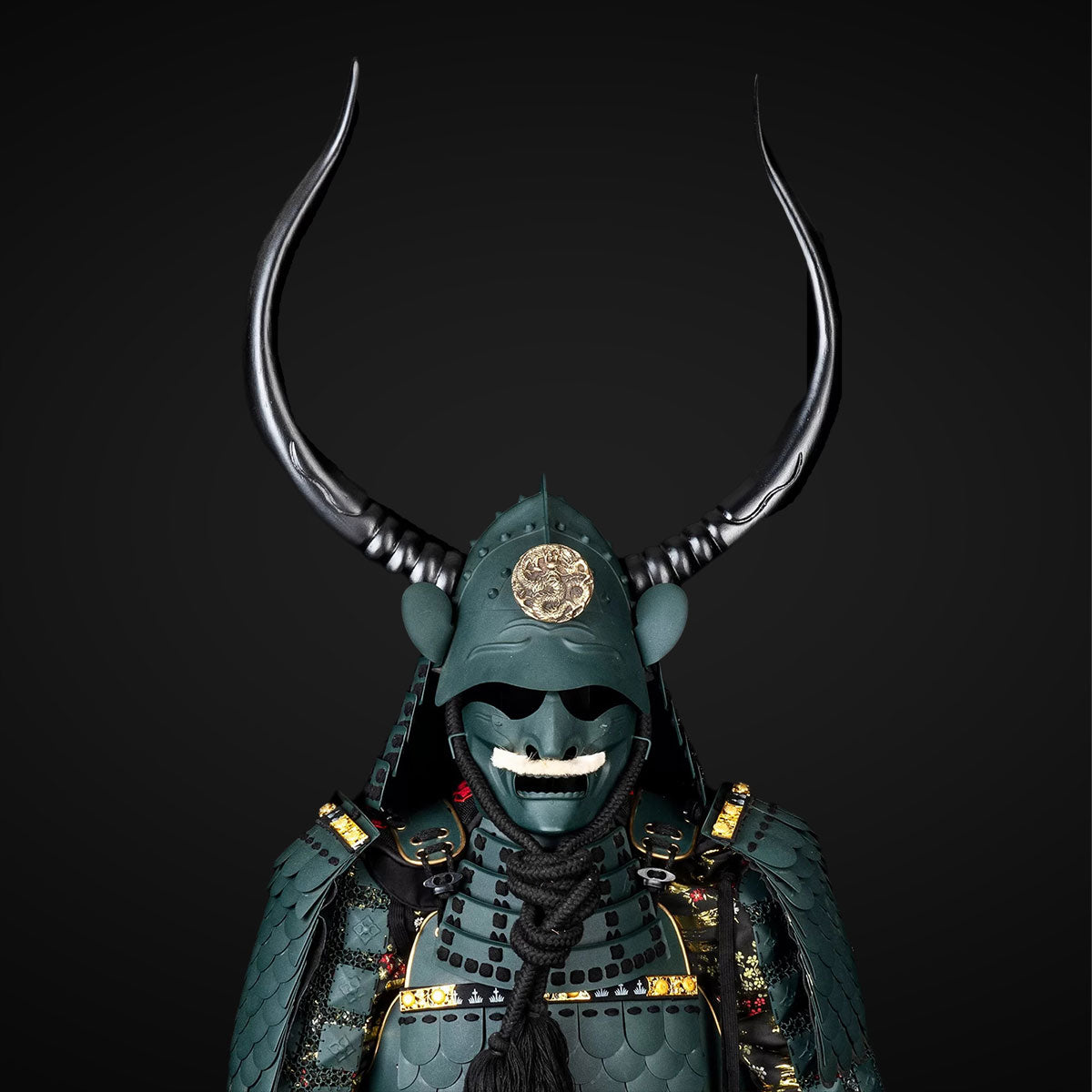 Handmade Green Yoroi - Sanada Nobuyuki Clan Life-Sized Samurai Armor ...