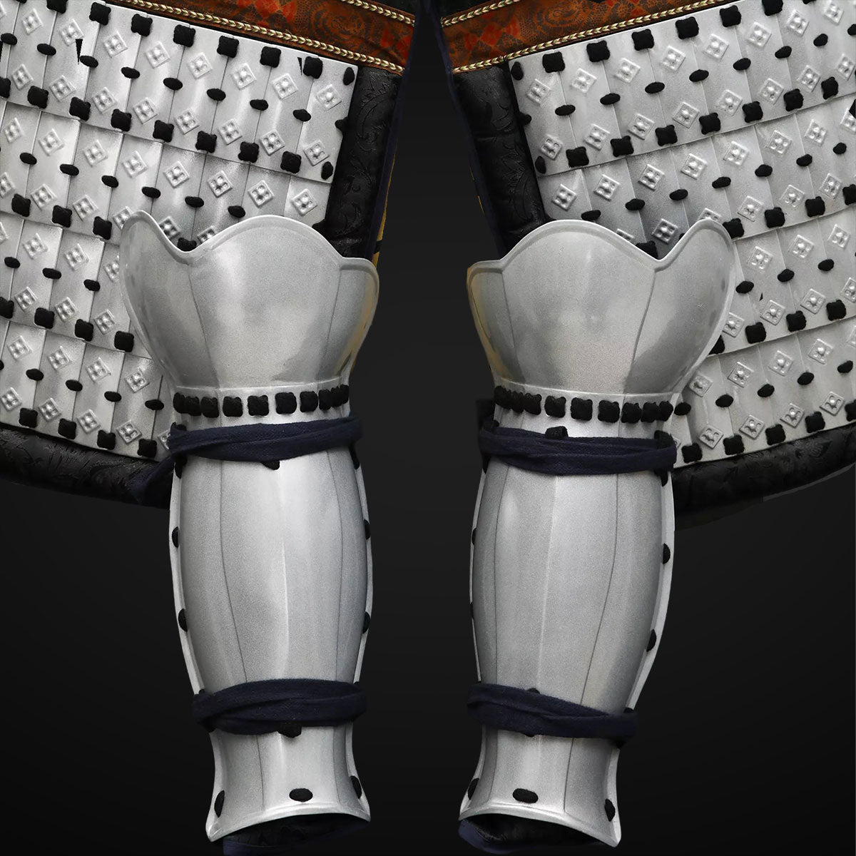 Handmade Life Size Yoroi,Silver Japanese Samurai Armor with Helmet ...
