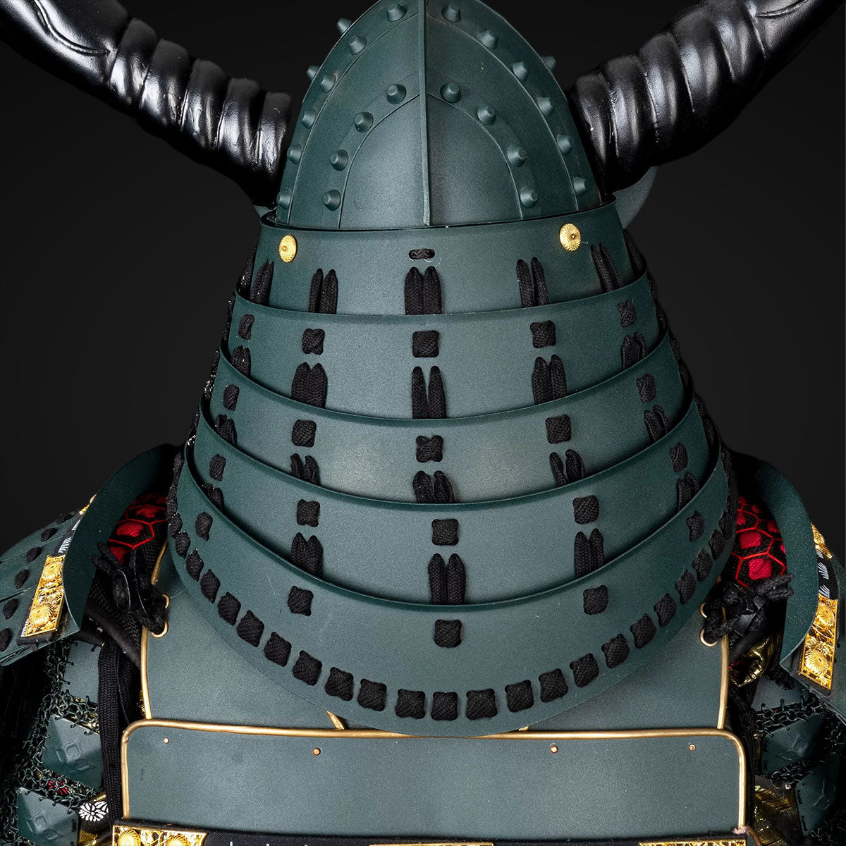 Handmade Green Yoroi - Sanada Nobuyuki Clan Life-Sized Samurai Armor ...