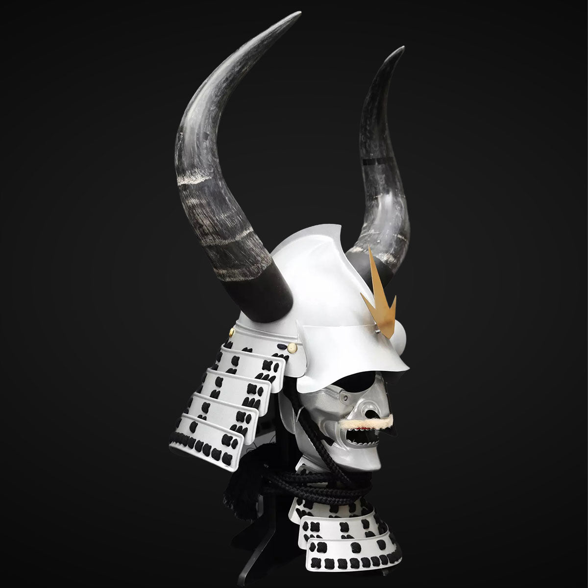 Handmade Life Size Yoroi,Silver Japanese Samurai Armor with Helmet ...