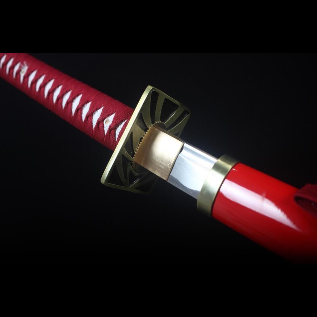 Bleach Abarai Katana Zabimaru Zanpakuto 1060 Steel Full Tang for Sale ...