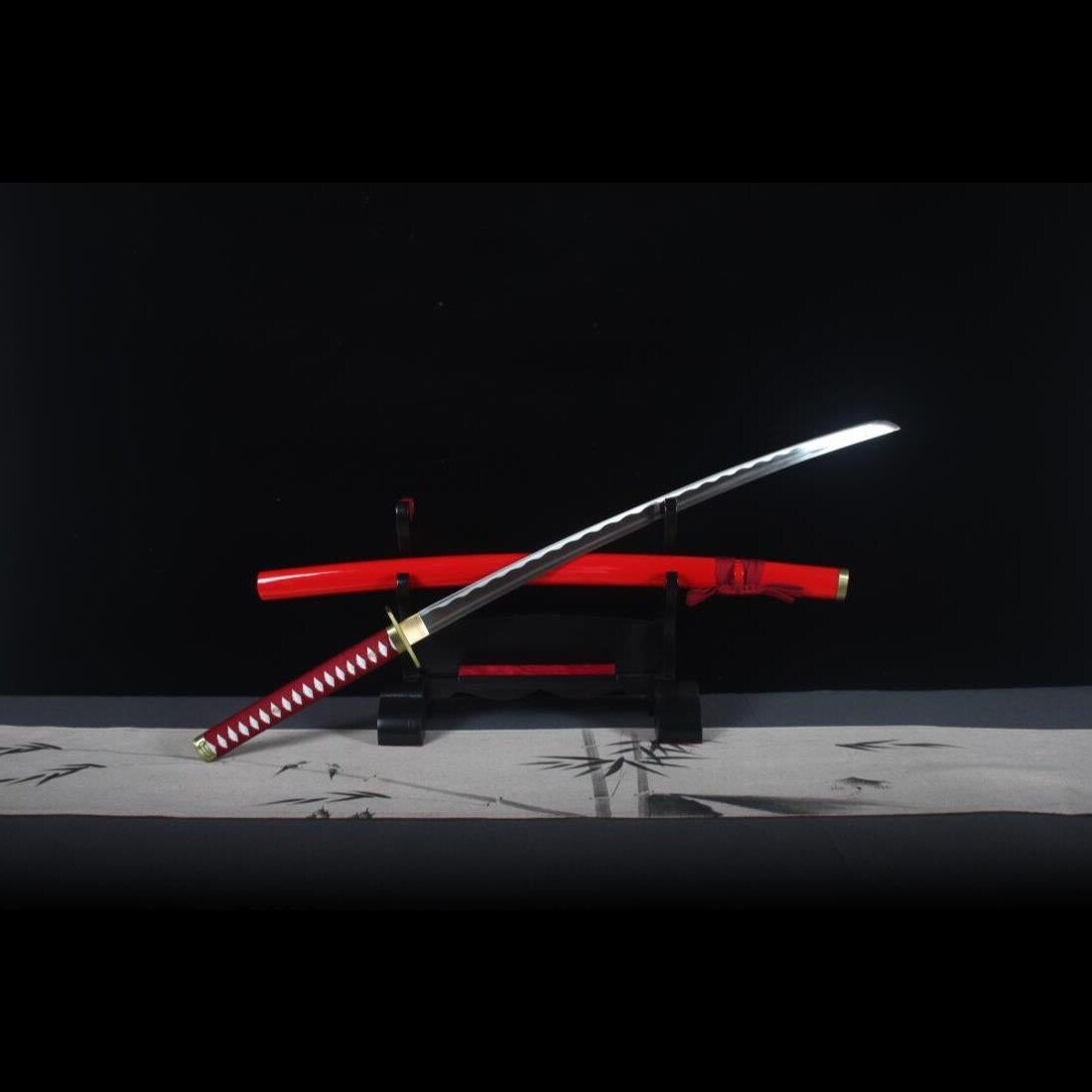 Bleach Abarai Katana Zabimaru Zanpakuto 1060 Steel Full Tang for Sale ...