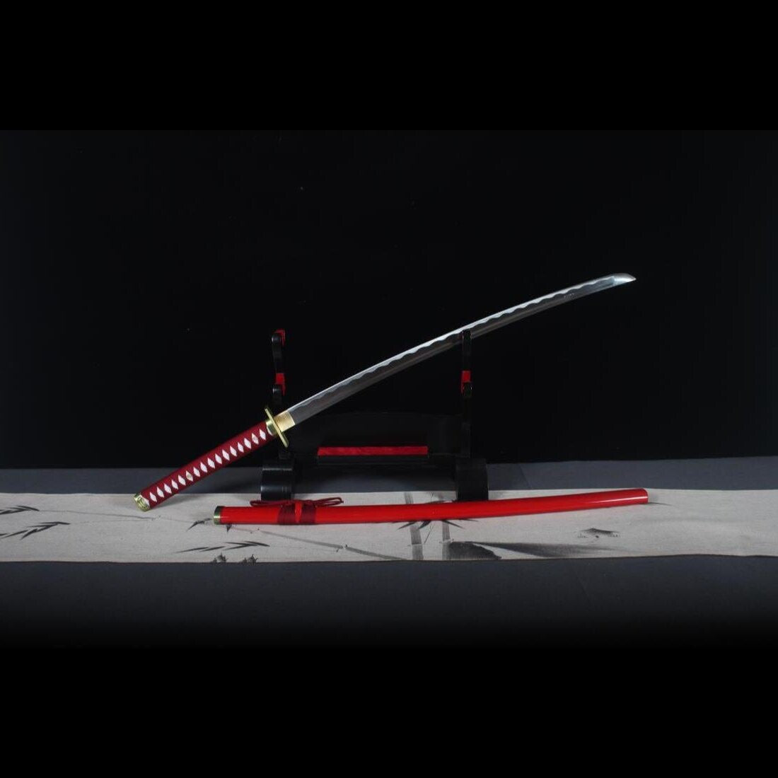Bleach Abarai Katana Zabimaru Zanpakuto 1060 Steel Full Tang for Sale ...