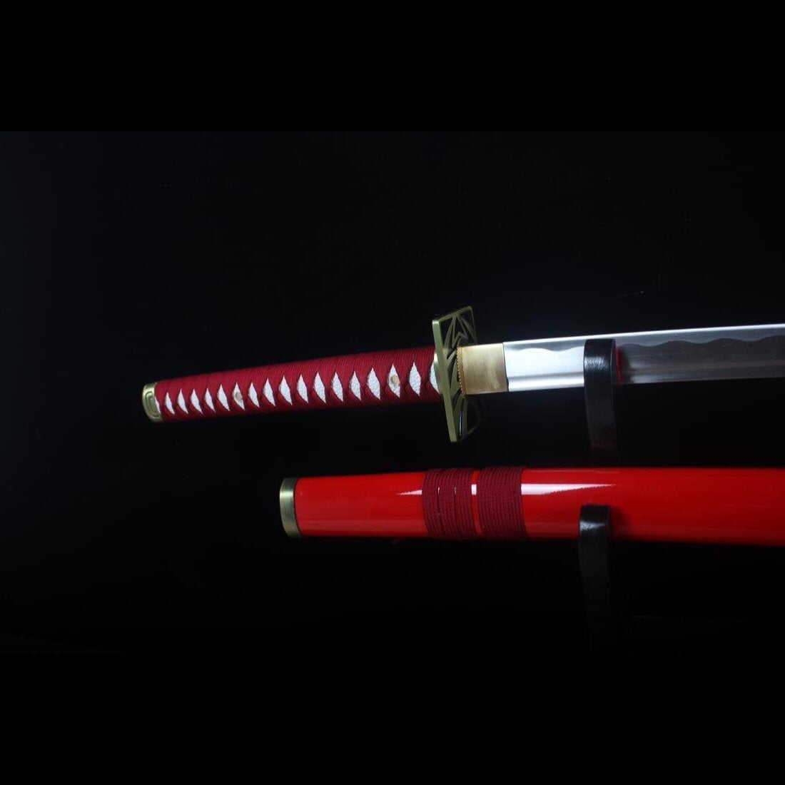 Bleach Abarai Katana Zabimaru Zanpakuto 1060 Steel Full Tang for Sale ...