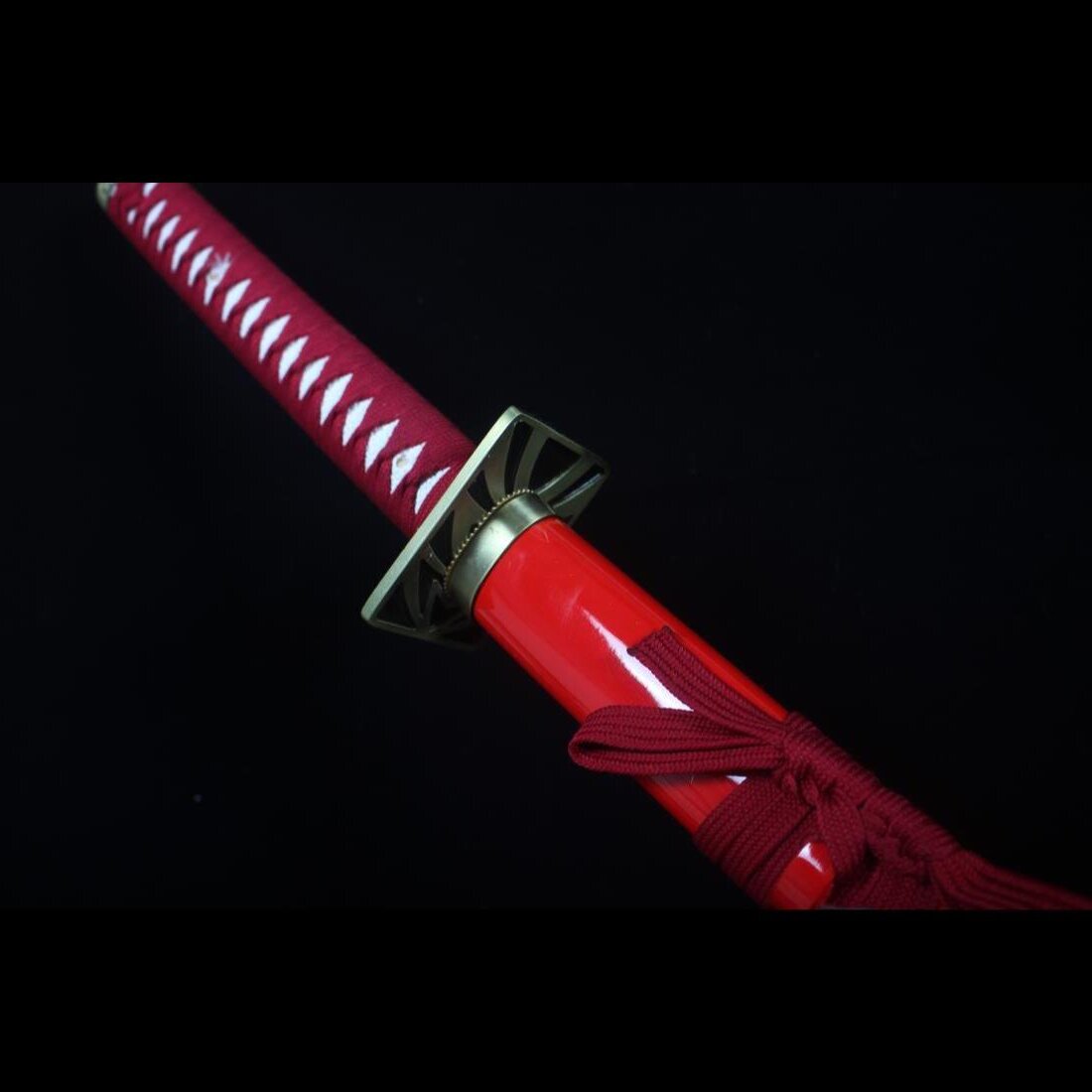 Bleach Abarai Katana Zabimaru Zanpakuto 1060 Steel Full Tang for Sale ...