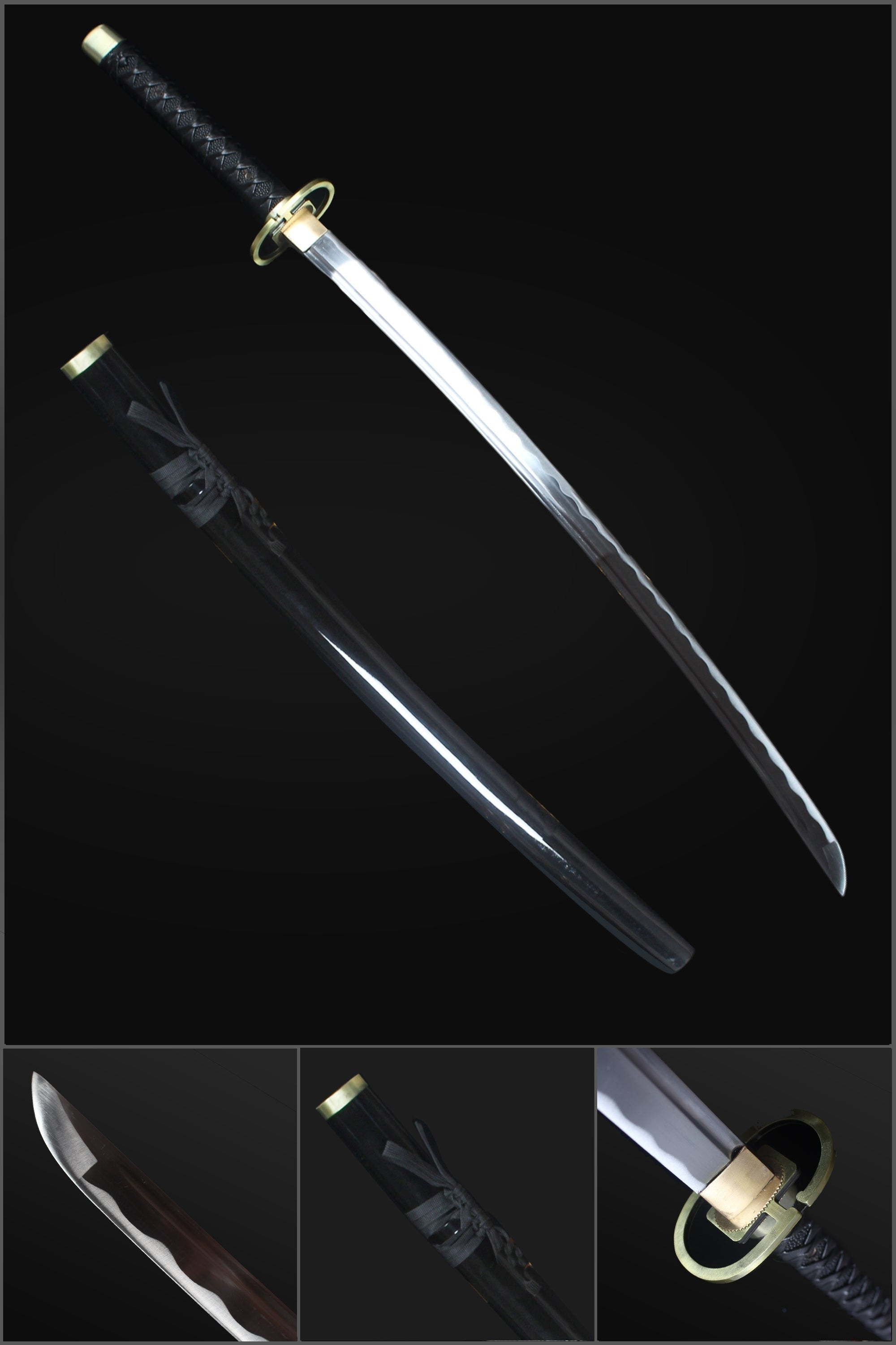 Handmade Bleach Anime Gin Sword Ichimaru Kamishiniyali Zanpakutou 1060 ...