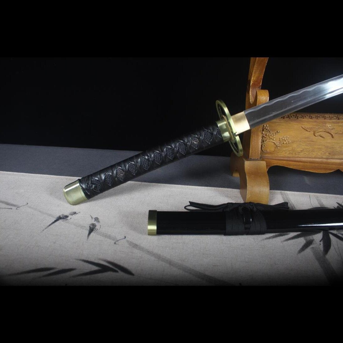 Handmade Bleach Anime Gin Sword Ichimaru Kamishiniyali Zanpakutou 1060 ...